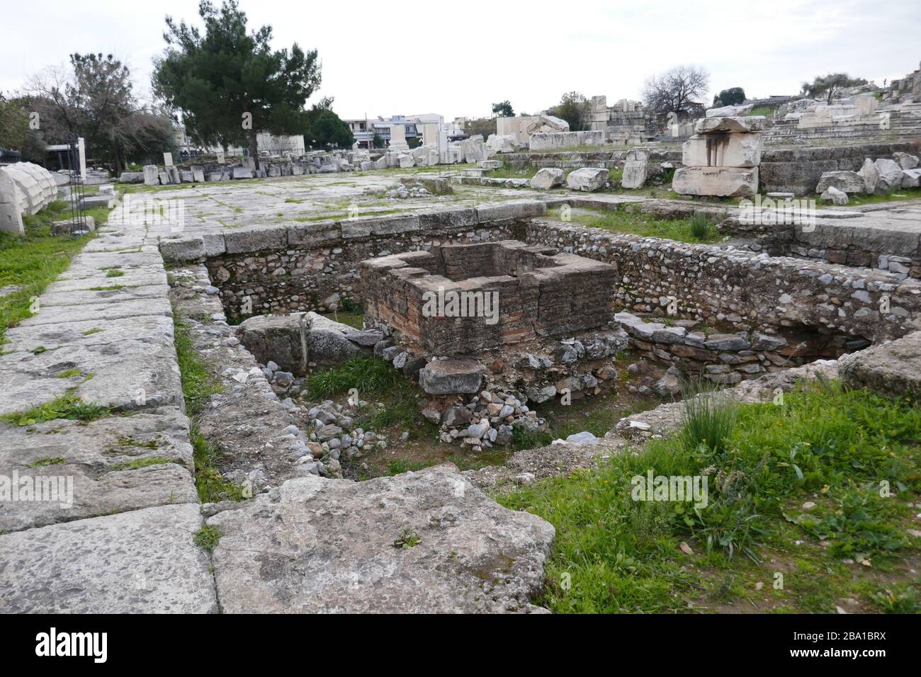 archaeological site of eleusis Stock Photo - Alamy