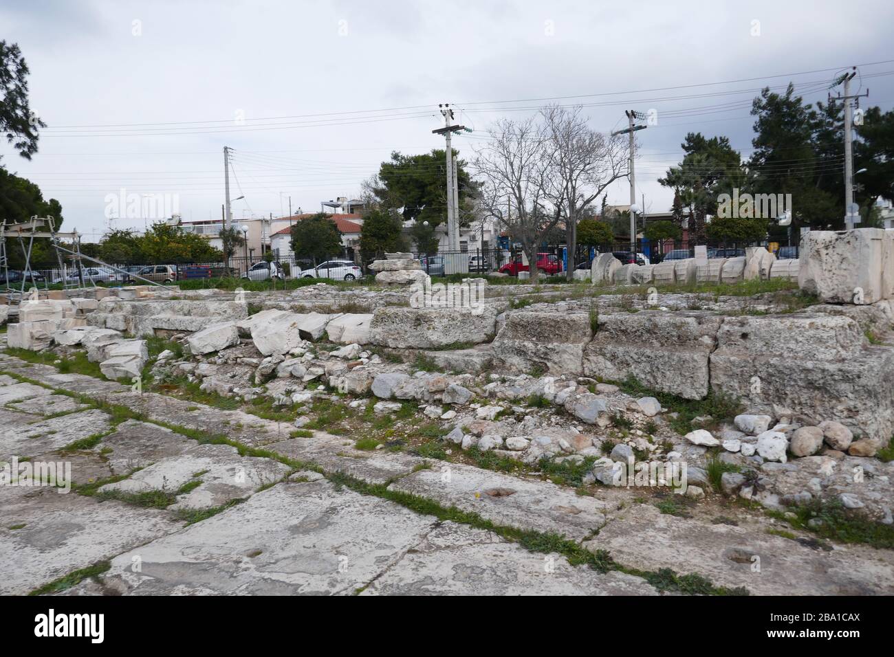archaeological site of eleusis Stock Photo - Alamy