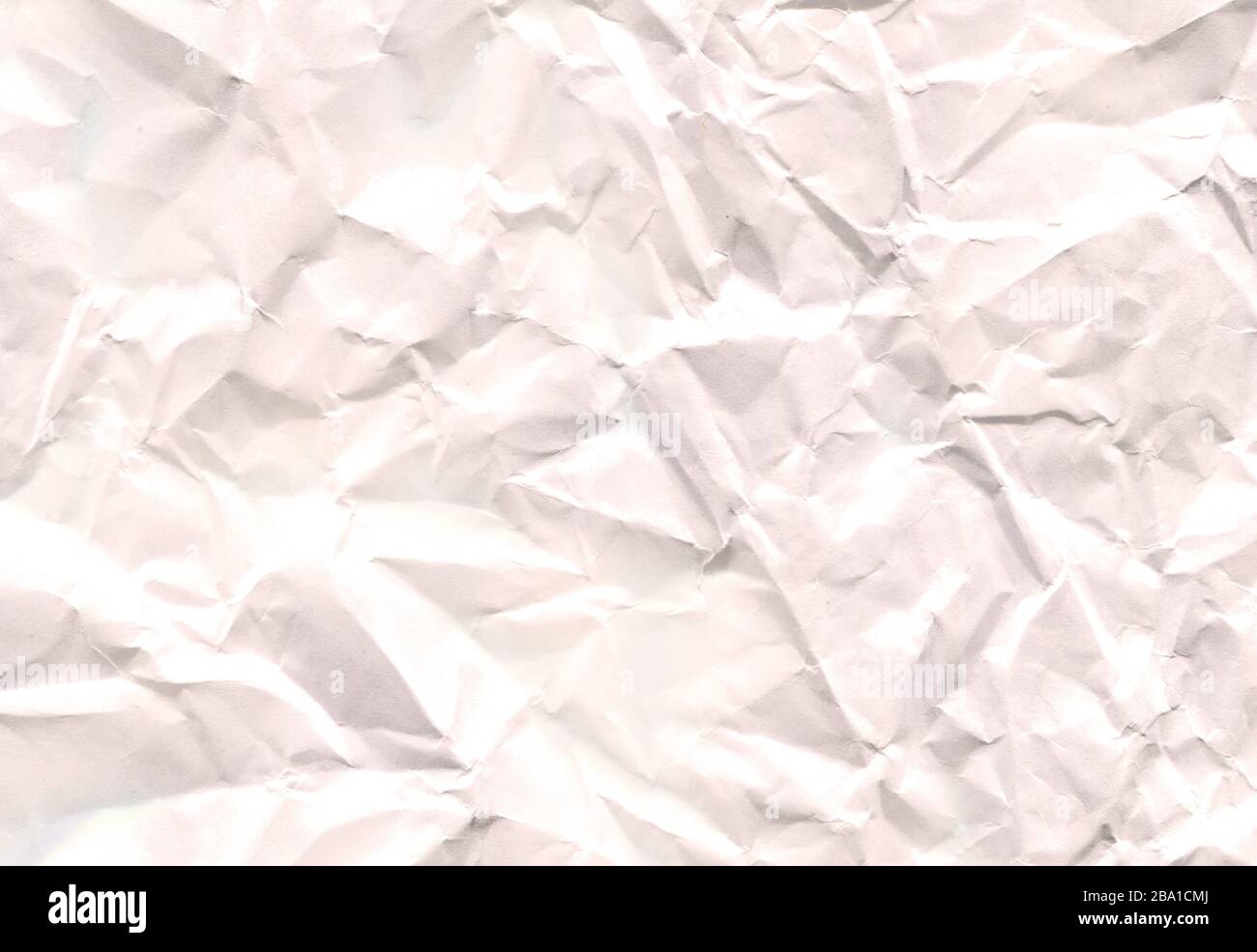 Wrinkled white empty paper. Junk white paper. Empty copy space Stock ...