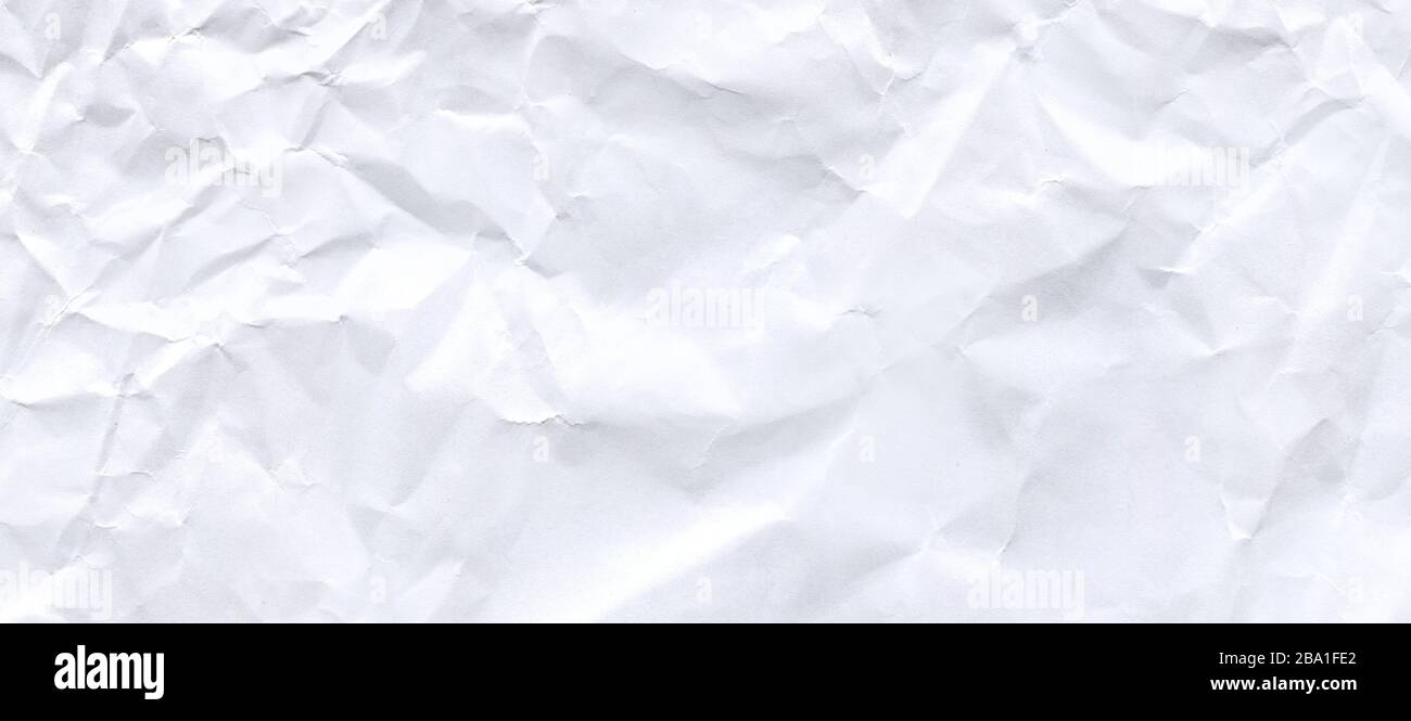 Wrinkled paper background. Close up crumpled white paper texture Stock ...