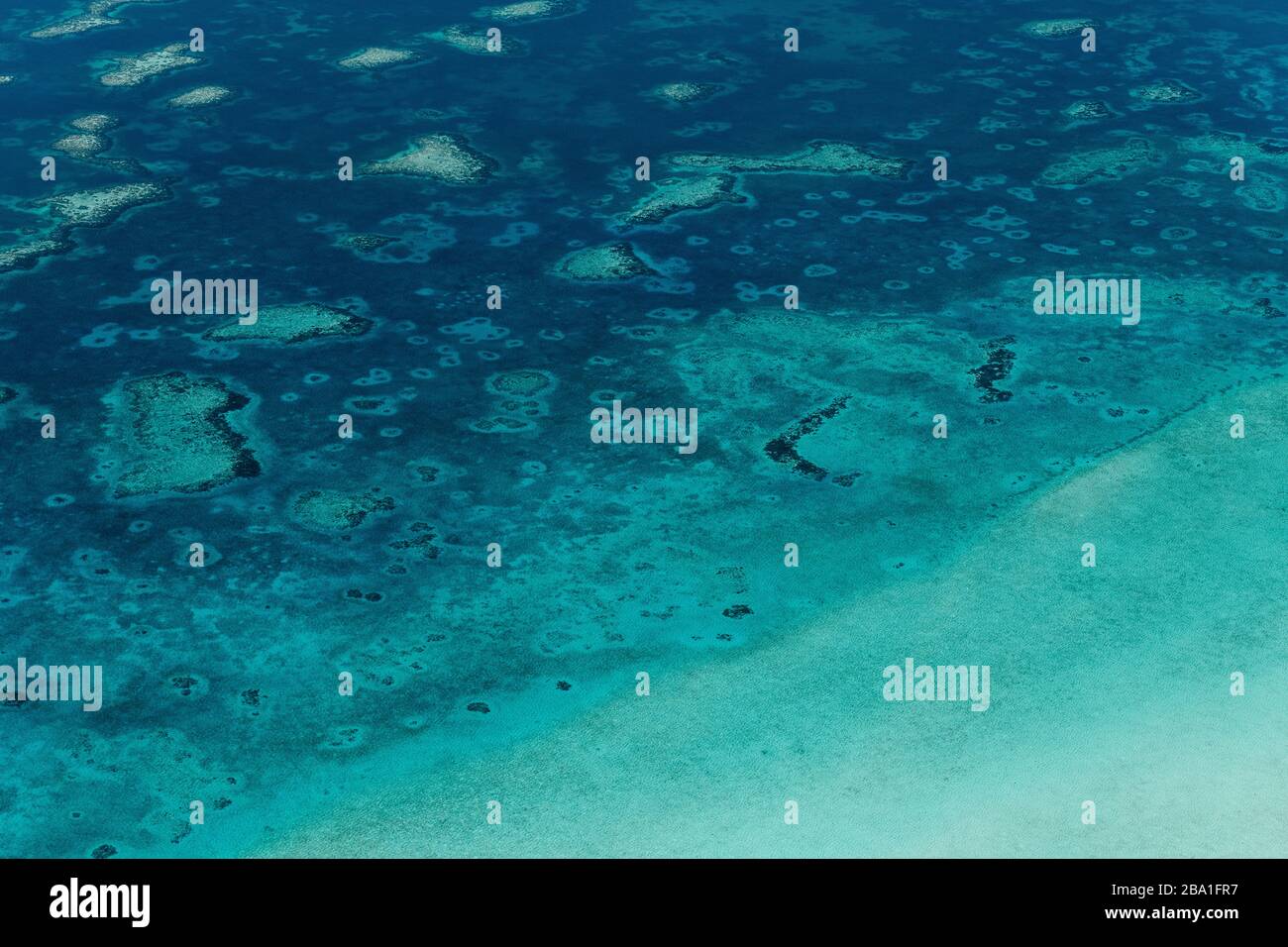 Blue Hole in Belize Stock Photo - Alamy