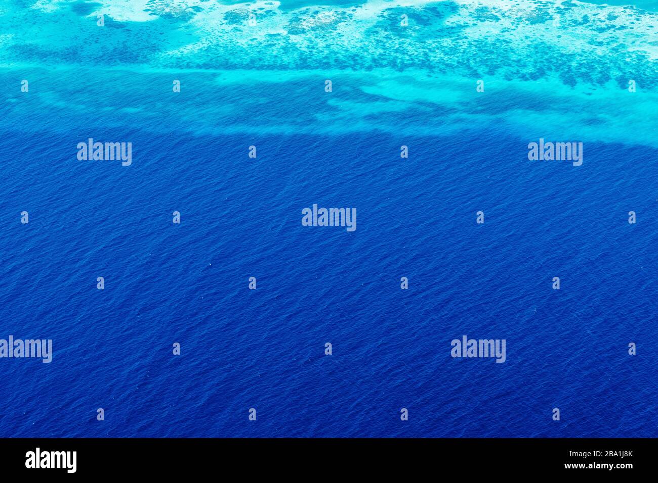 Blue Hole in Belize Stock Photo - Alamy