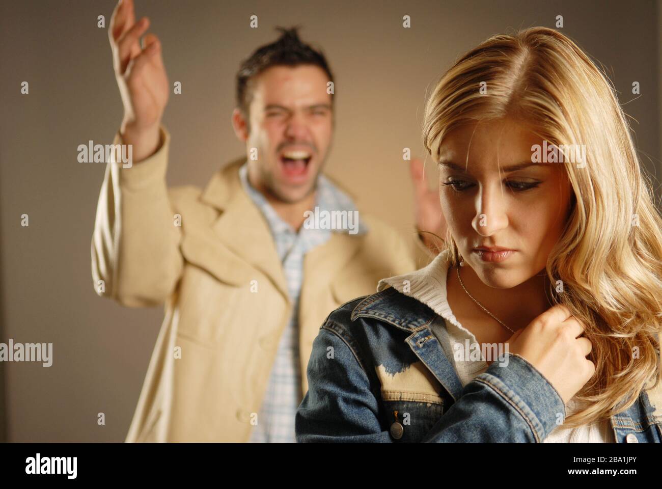 A young pair live together Stock Photo - Alamy