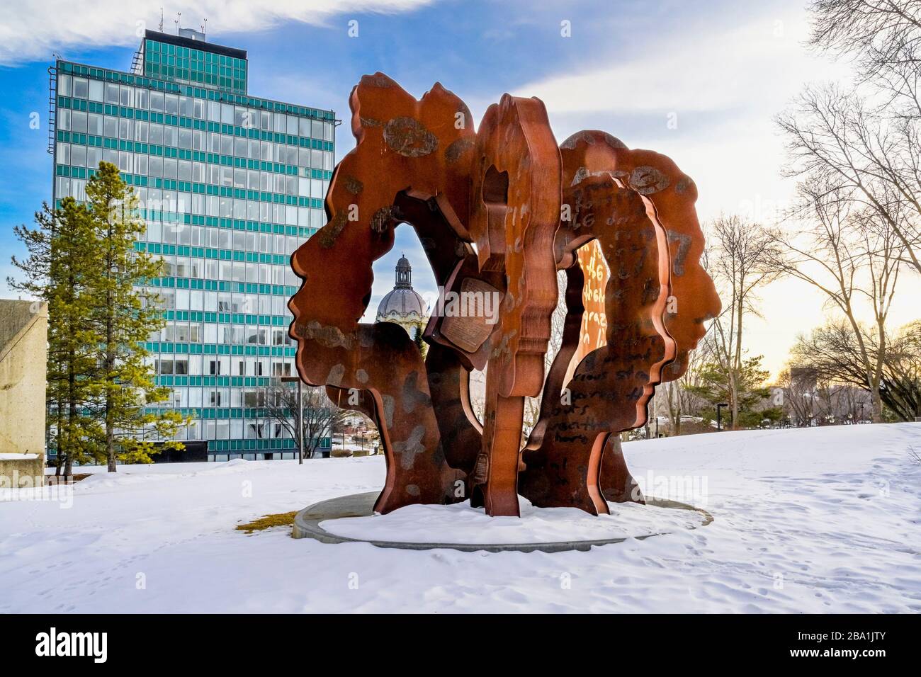 Edmonton legislature grounds hi-res stock photography and images - Alamy