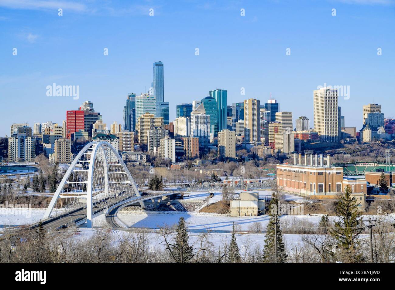 Edmonton city skyline hi-res stock photography and images - Alamy
