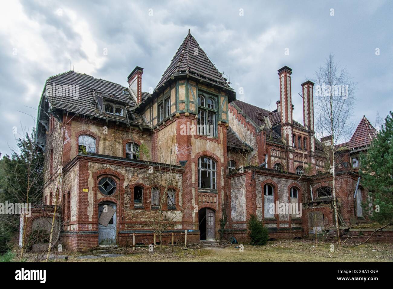The Lost Place Beelitz Heilstätten near Berlin Stock Photo - Alamy