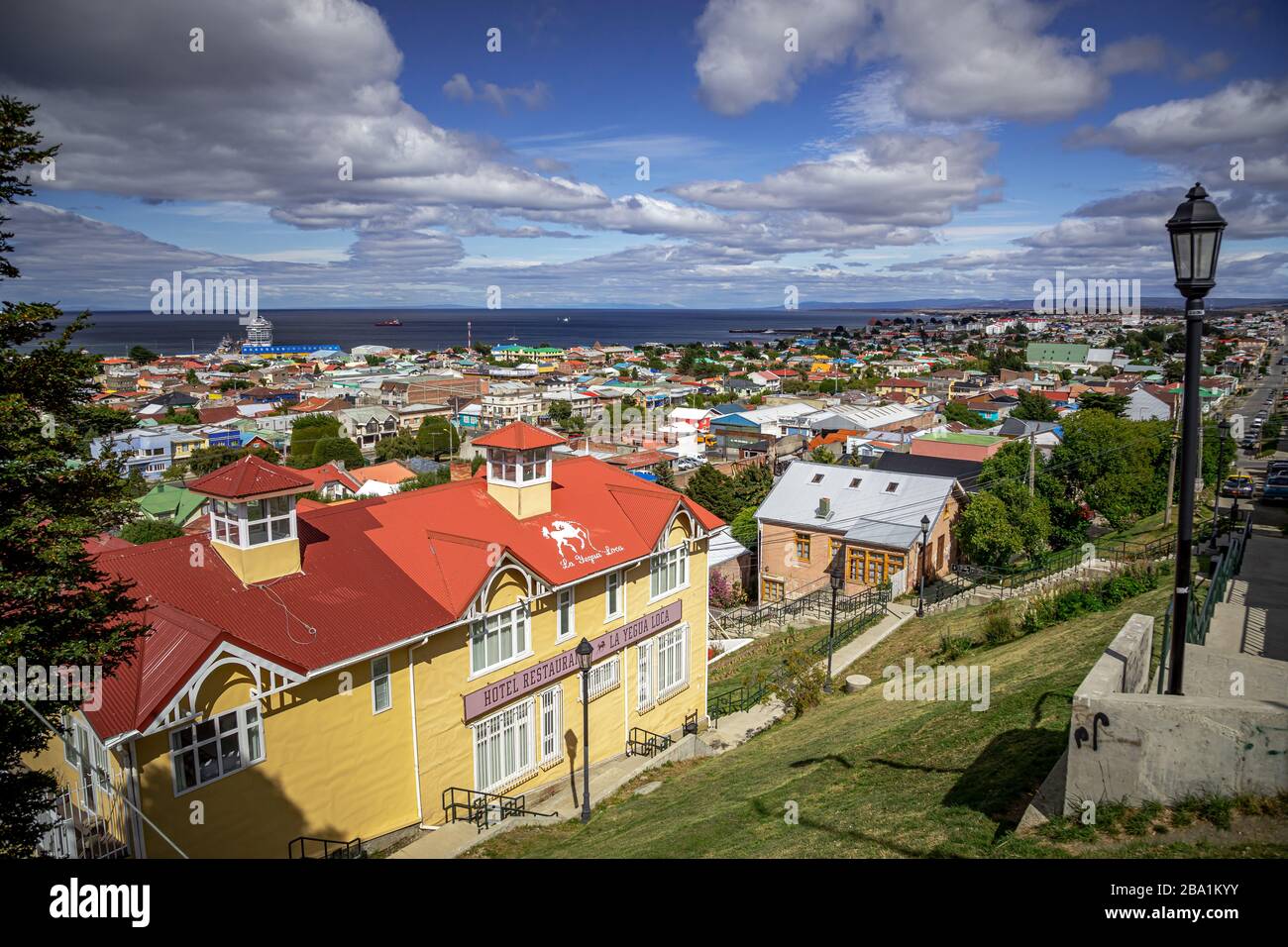 Punta Arena Overlook Stock Photo - Alamy