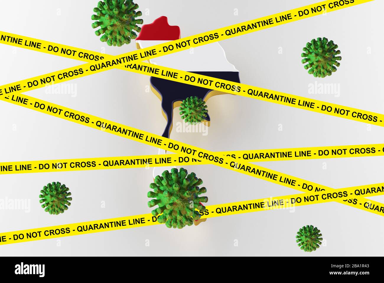 Thailand map image with flag. Land plot of Thailand. Thailand flag on a ...