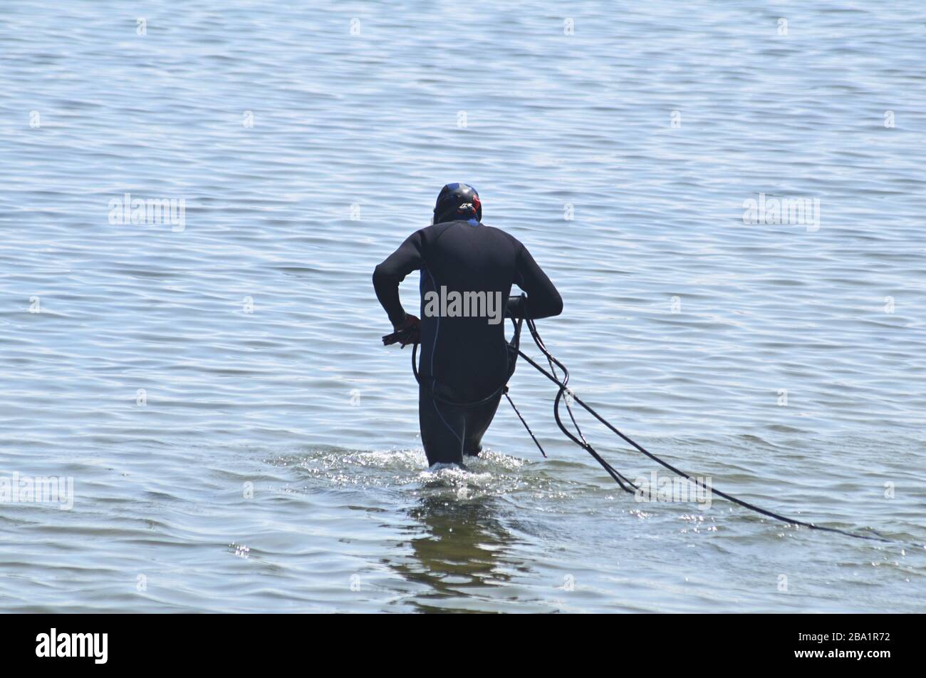 Repair work carried out by the sea Stock Photo - Alamy