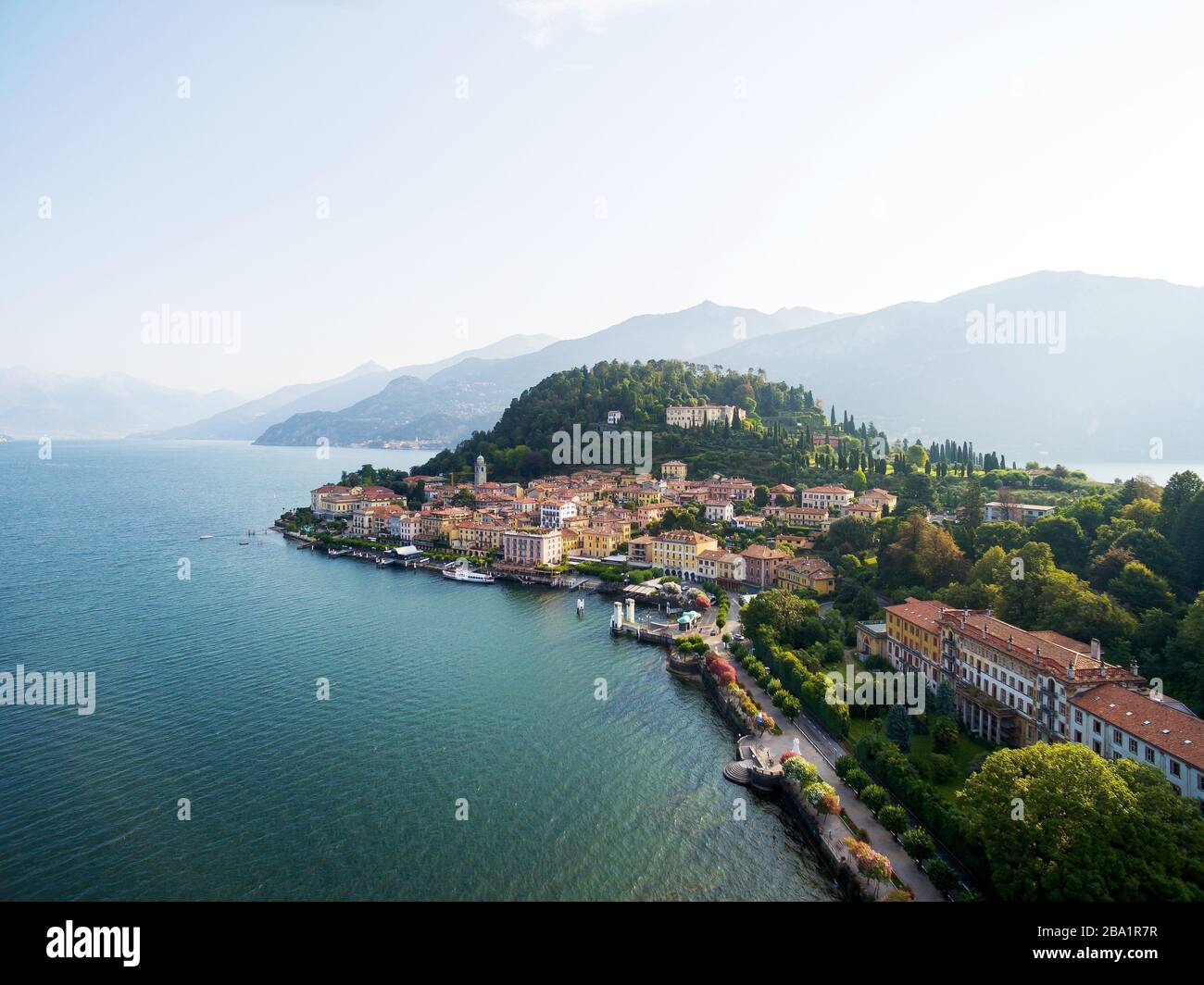 Aerial bay beautiful bellagio hi-res stock photography and images - Alamy