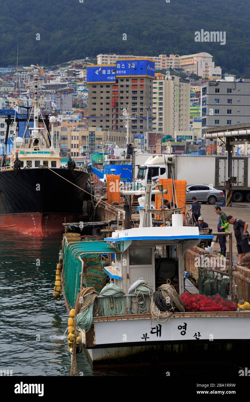 Fish Market, Nampo District, Busan, South Korea, Asia Stock Photo - Alamy