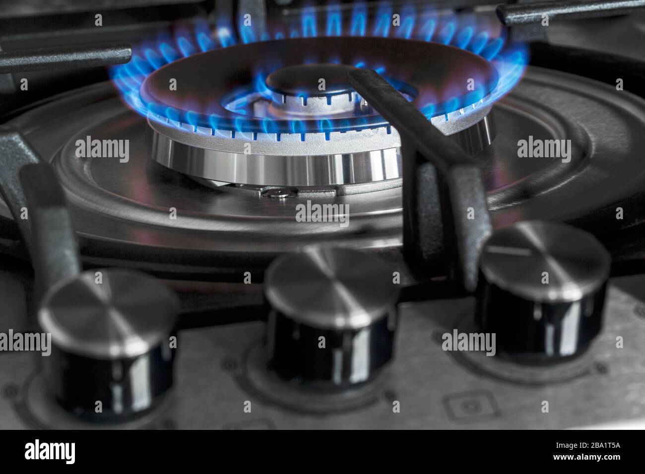 gas burner for the kitchen Stock Photo - Alamy