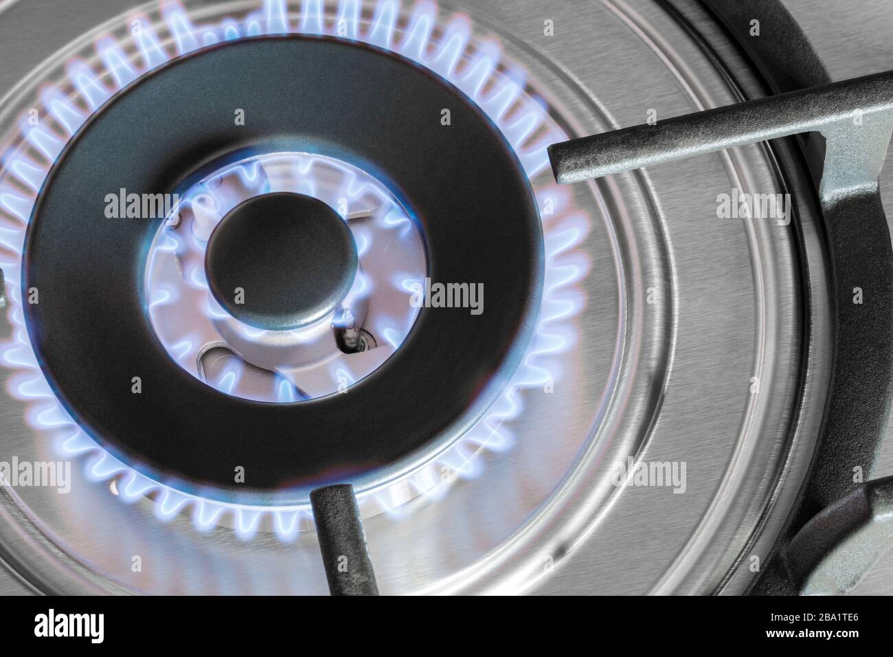 gas burner for the kitchen Stock Photo - Alamy