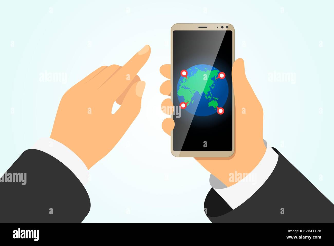 Gps global position system Stock Vector Images - Alamy