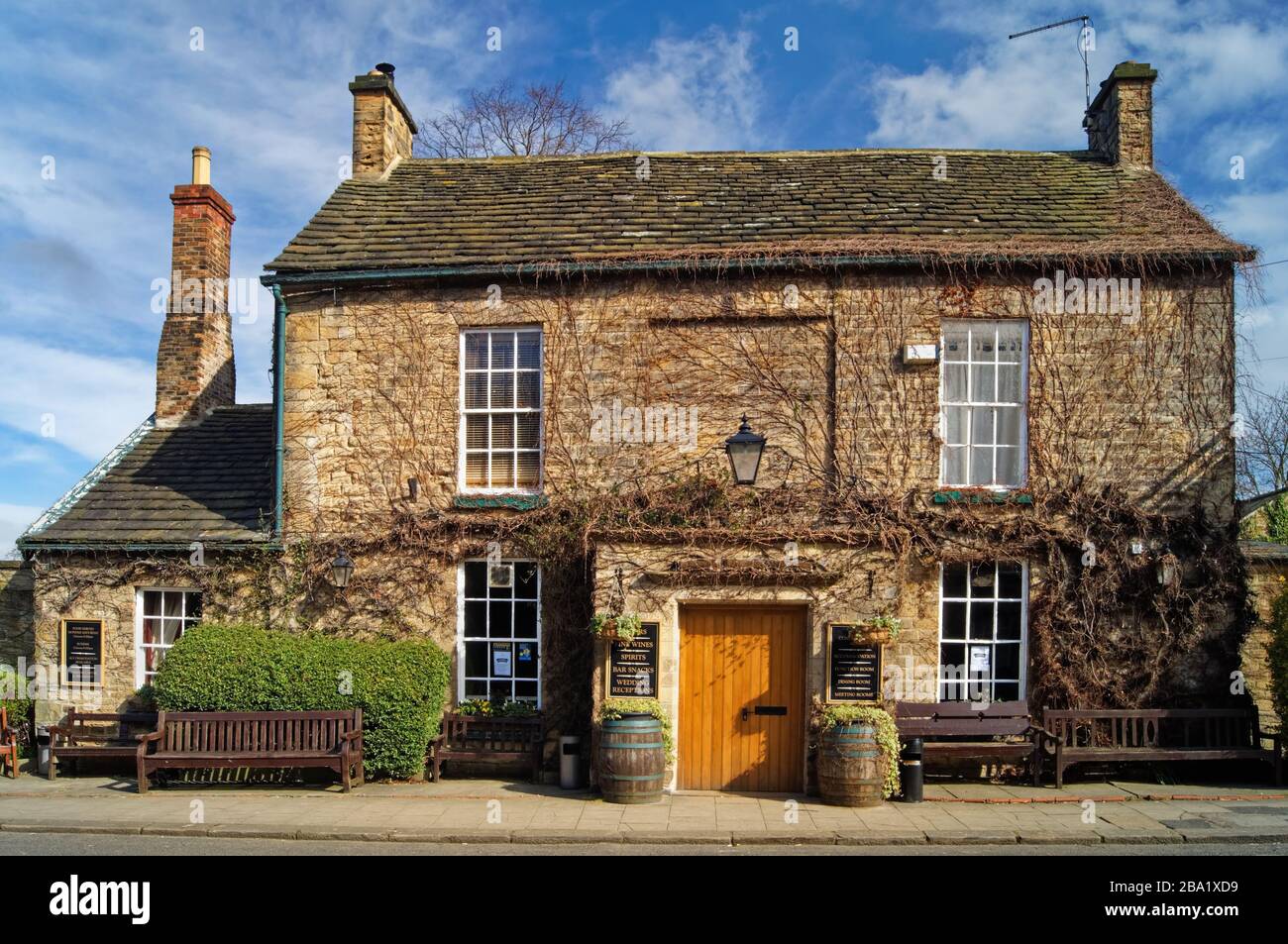 UK,South Yorkshire,Rotherham,Wentworth,Rockingham Arms on the B6090 ...