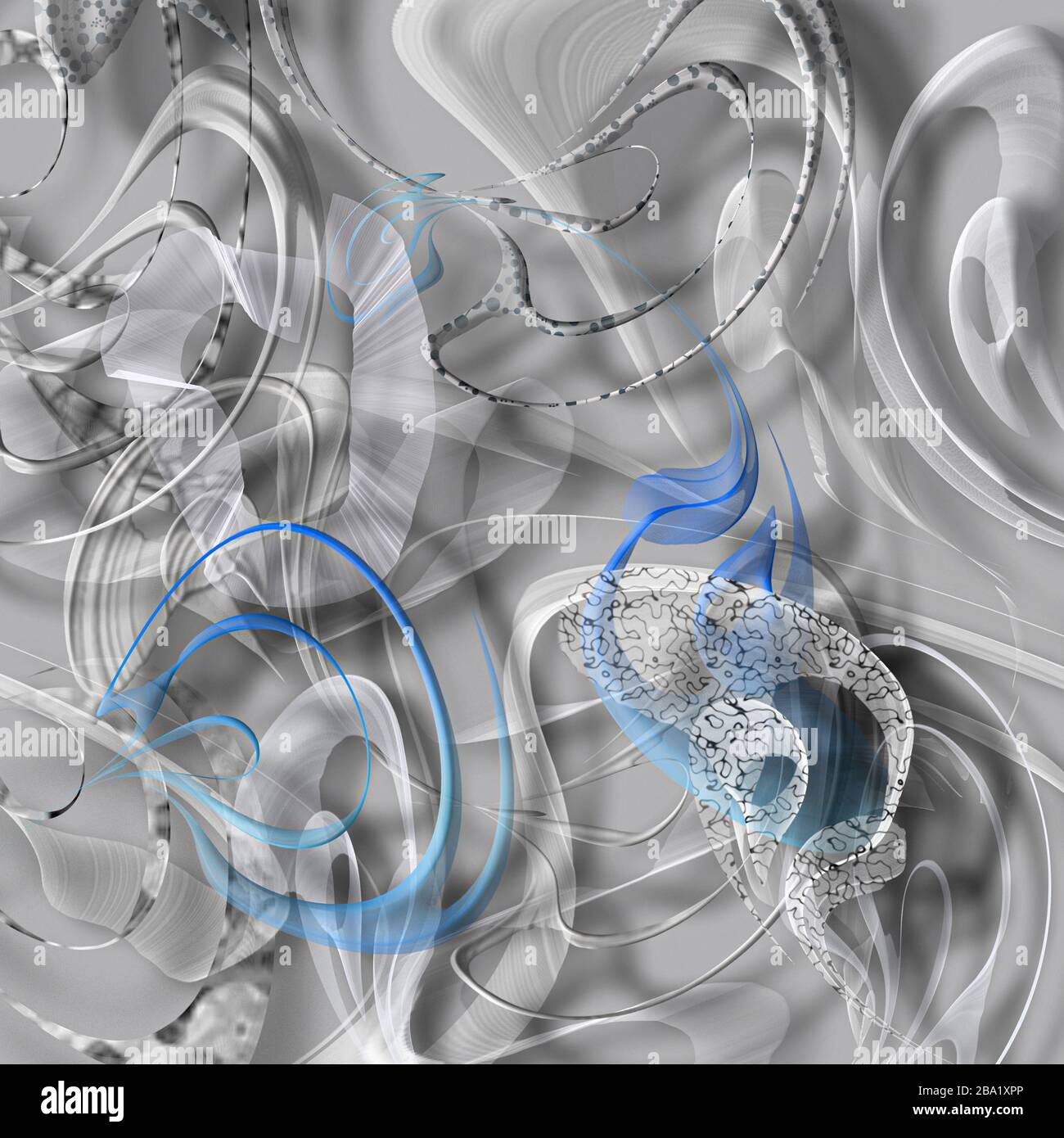 Abstract forms. Modern digital art Stock Photo - Alamy
