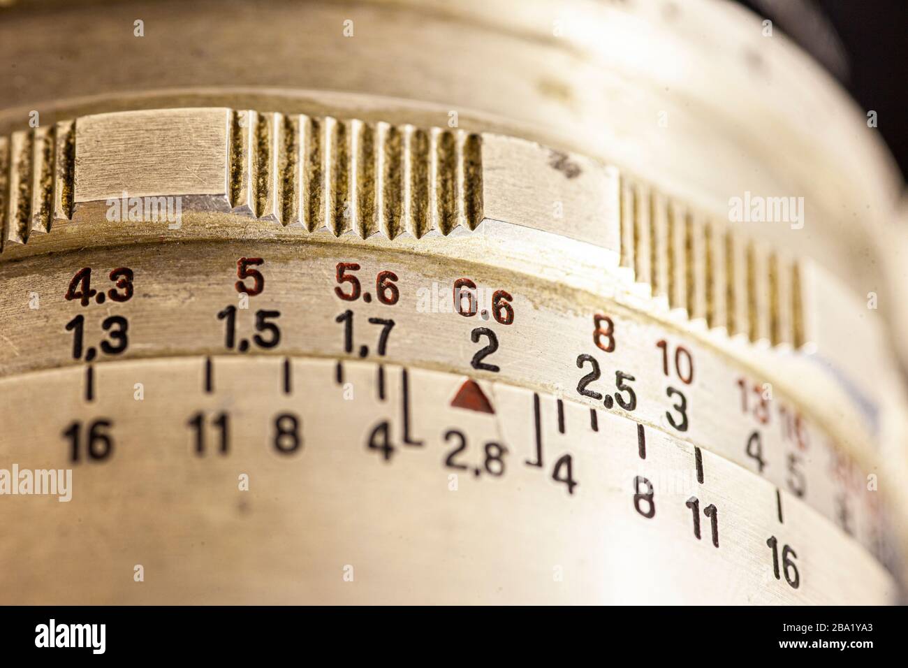 Lens focus ring Stock Photo - Alamy