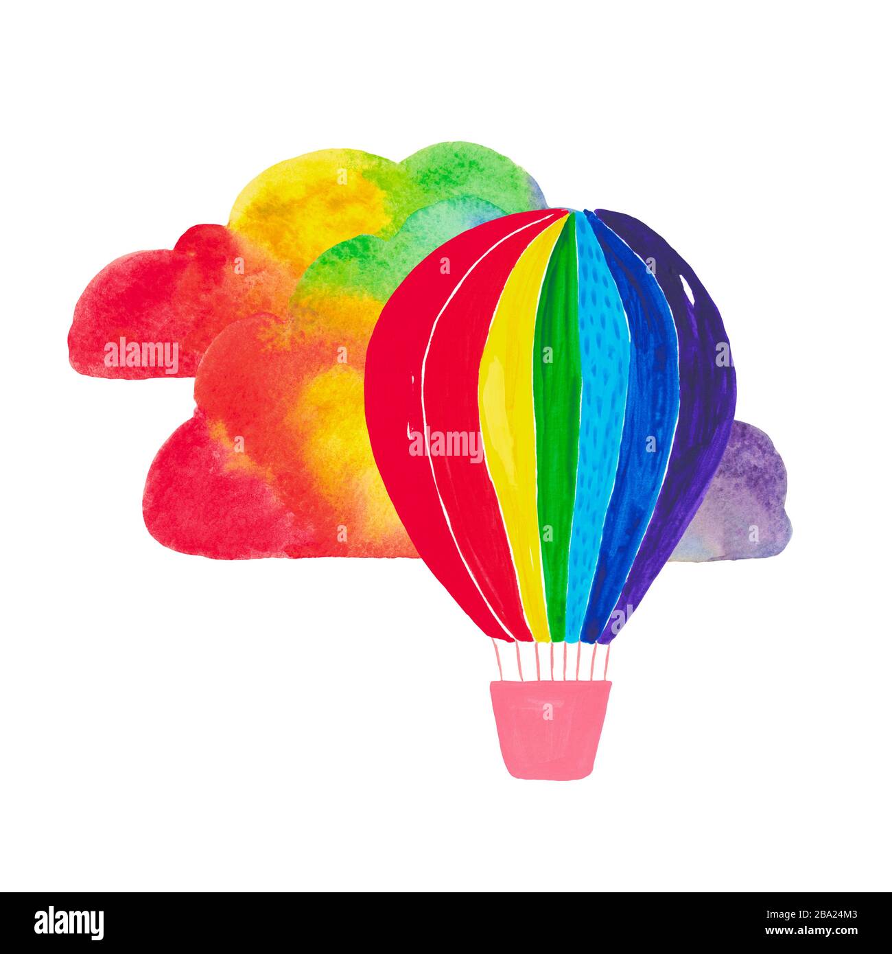 Rainbow clipart Cut Out Stock Images & Pictures - Alamy