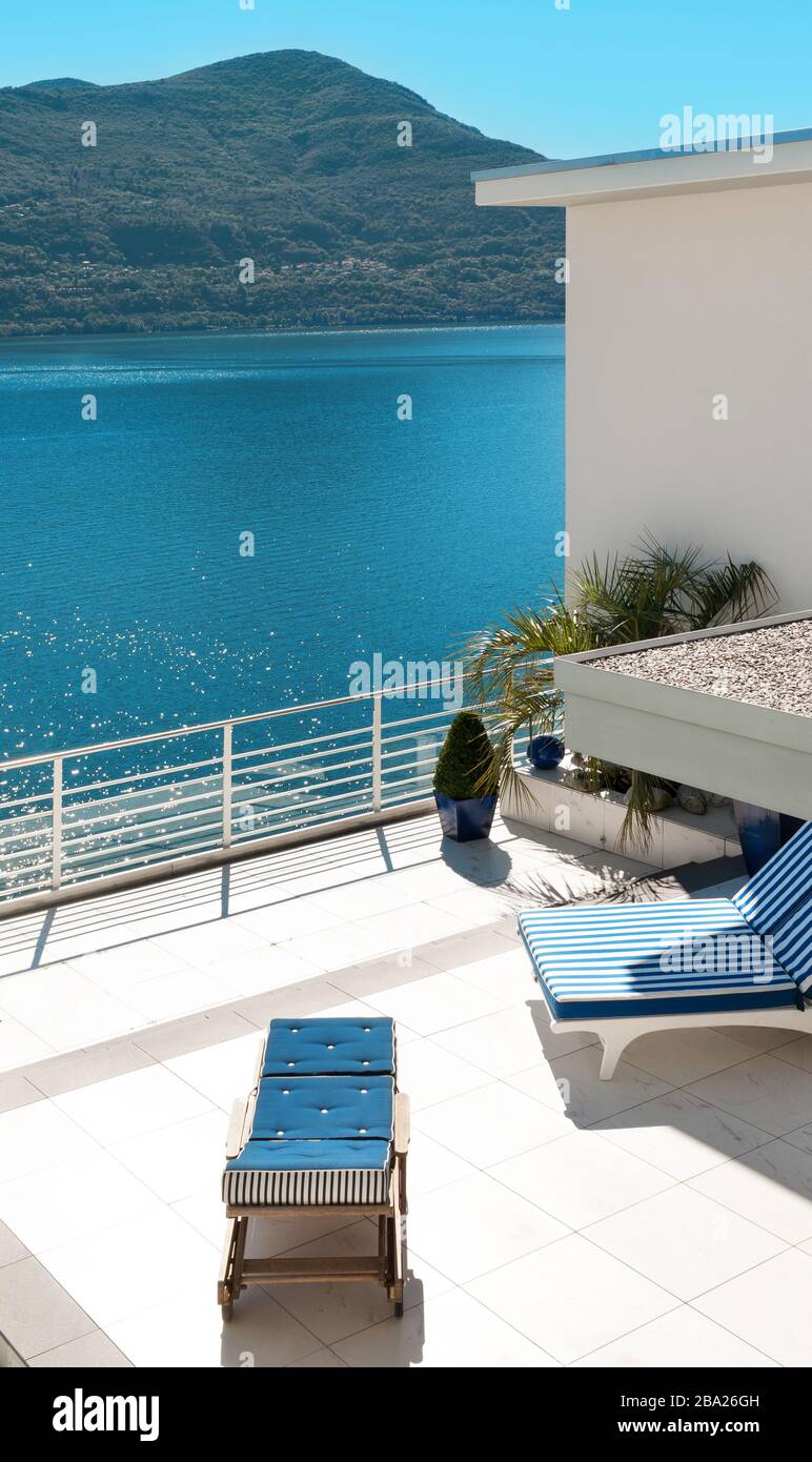 Exterior terrace hi-res stock photography and images - Alamy