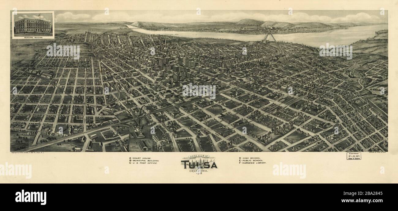 Map of fowler hi-res stock photography and images - Alamy