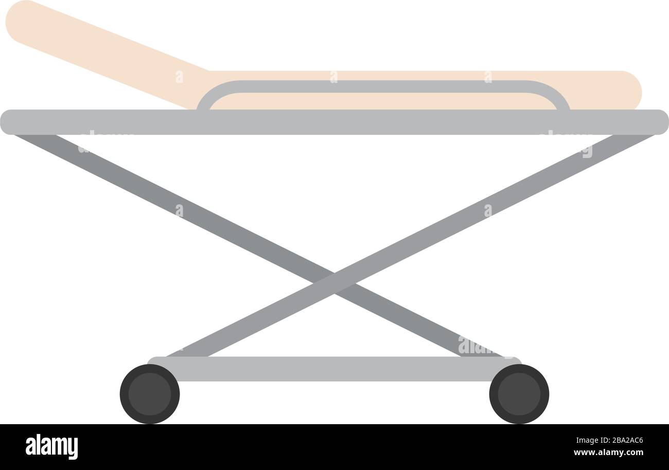 Isolated hospital gurney icon Stock Vector Image & Art - Alamy