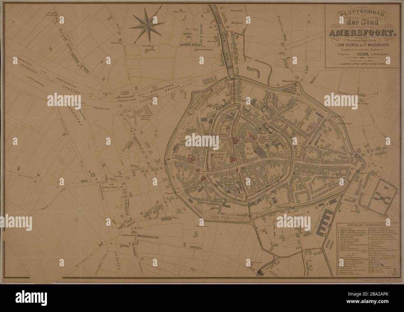 Map of amersfoort hi-res stock photography and images - Alamy