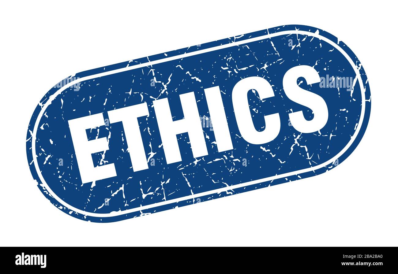 ethics sign. ethics grunge blue stamp. Label Stock Vector Image & Art ...
