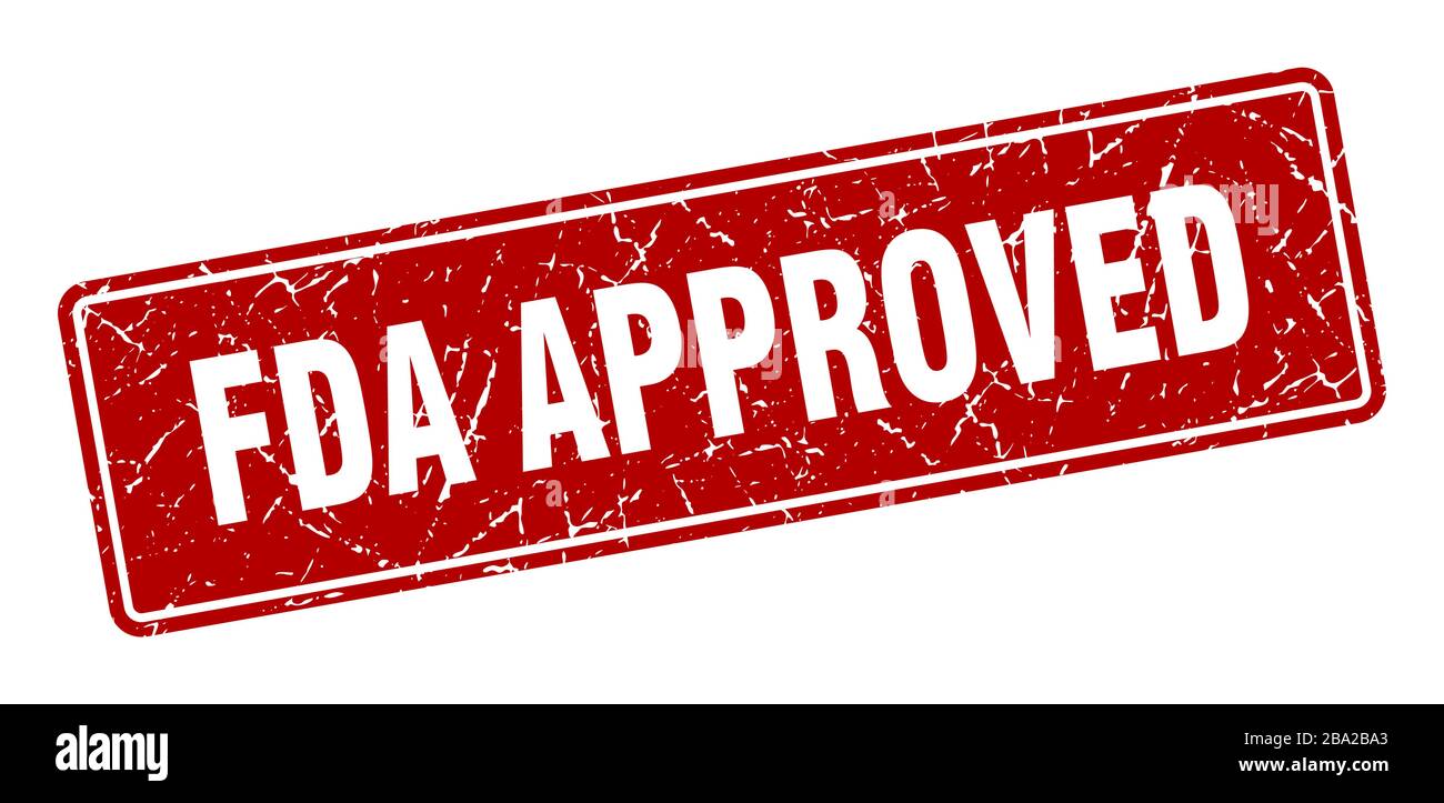 fda approved stamp. fda approved vintage red label. Sign Stock Vector ...