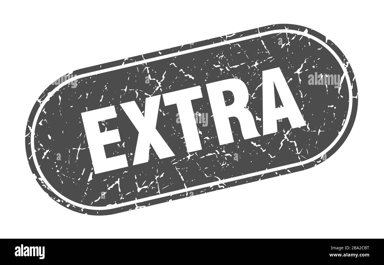extra sign. extra grunge black stamp. Label Stock Vector Image & Art ...