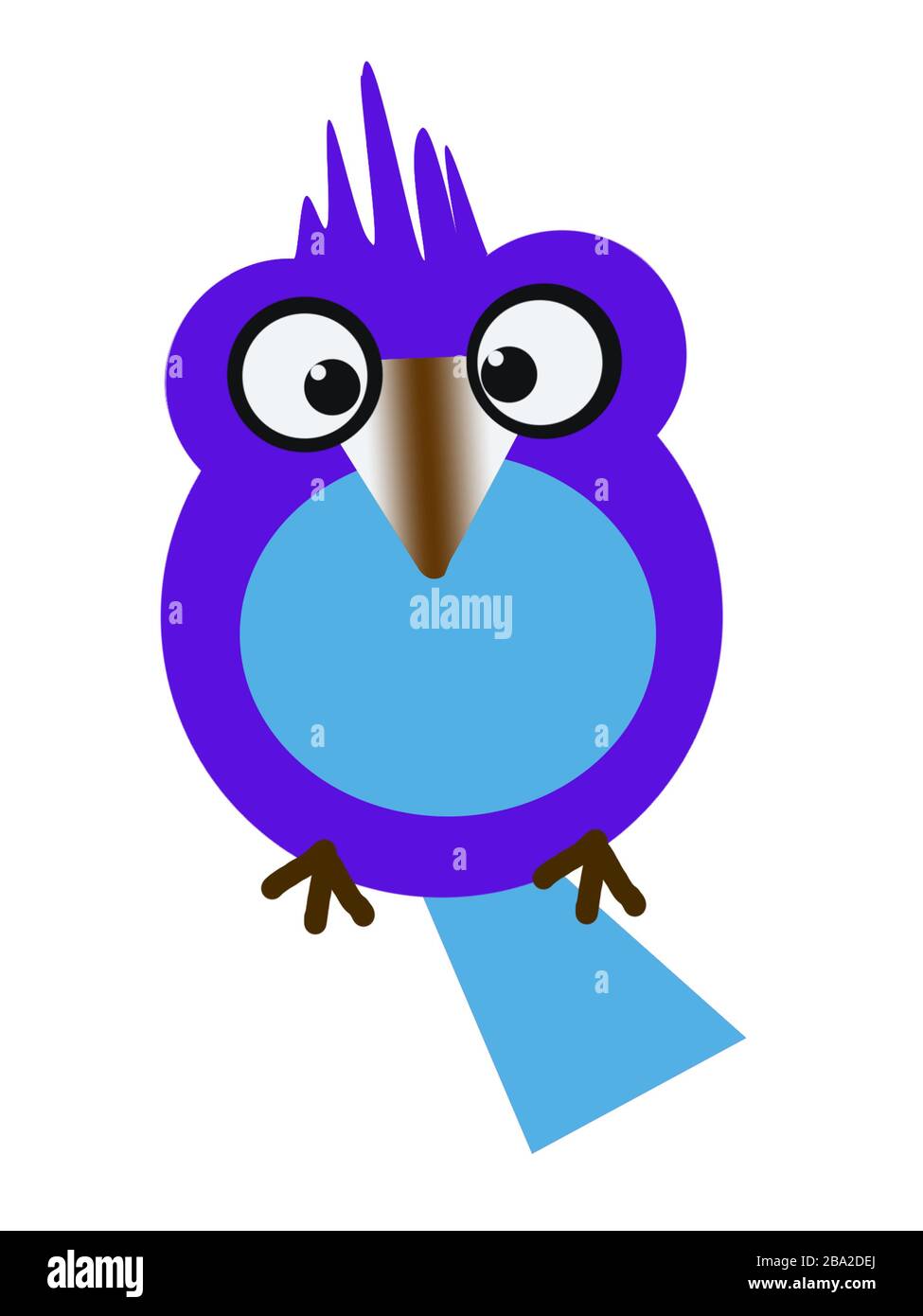 Bluebird cartoon background blue bird hi-res stock photography and ...