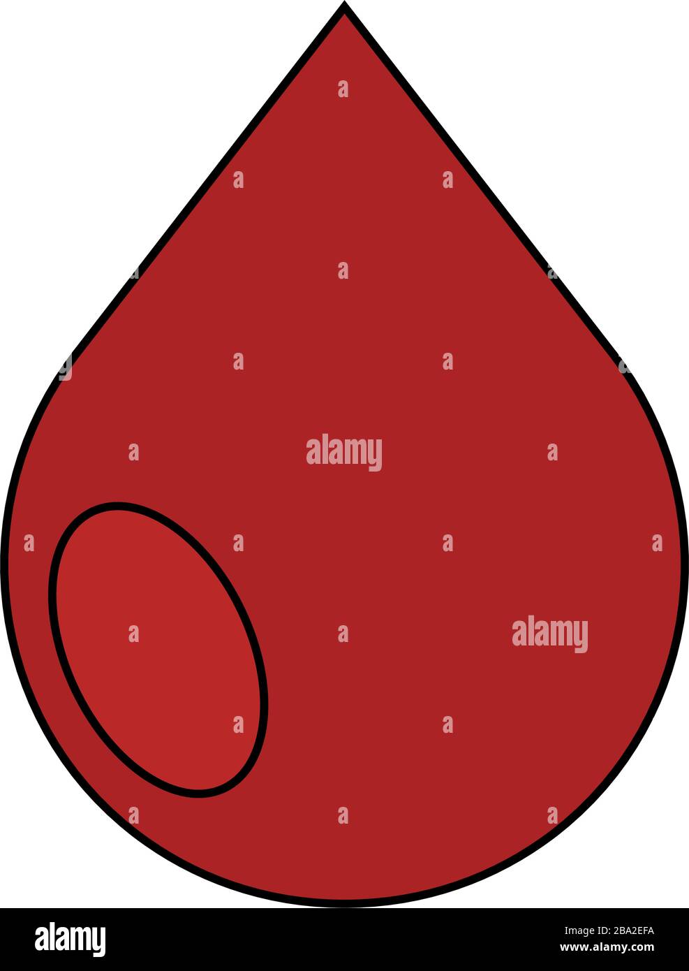Isolated blood drop icon Stock Vector Image & Art - Alamy