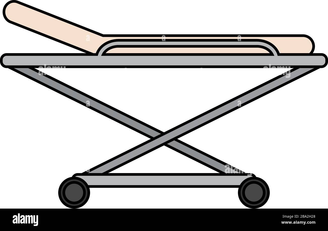 Isolated hospital gurney icon Stock Vector Image & Art - Alamy