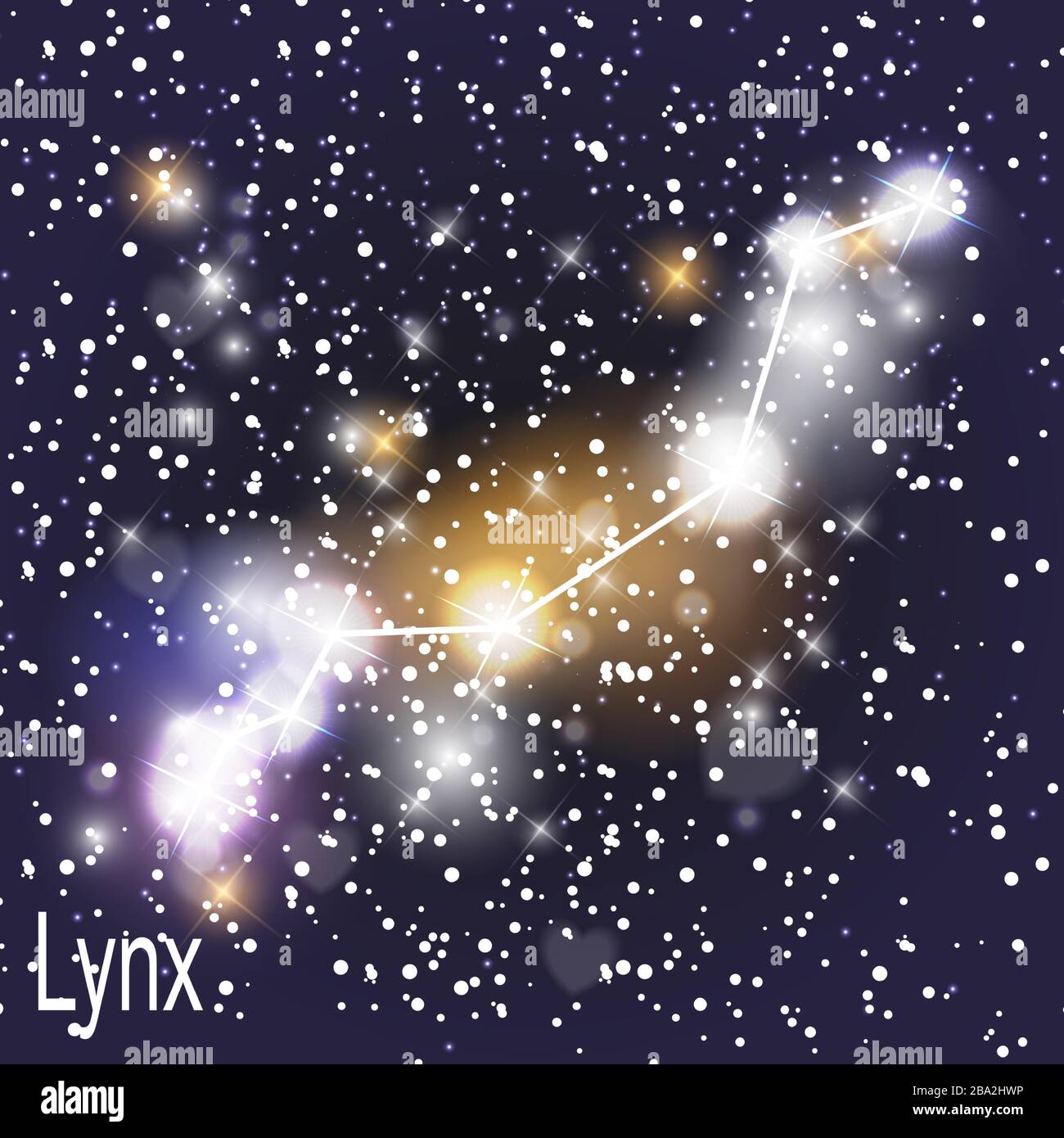 Lynx constellation Stock Vector Images - Alamy