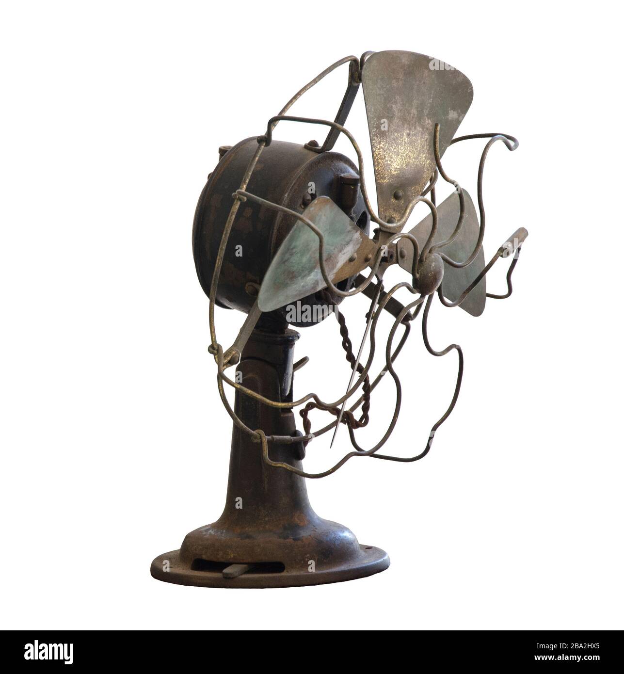 Old rusty transparent fan Stock Photo - Alamy