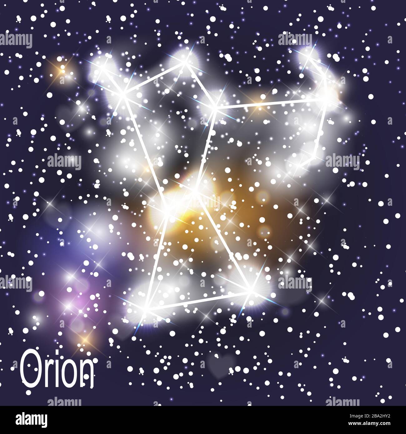 Orion constellation vectors hi-res stock photography and images - Alamy