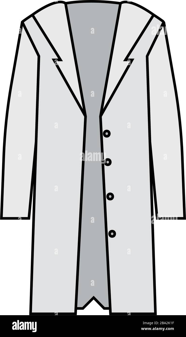 Isolated medical gown image Stock Vector Image & Art - Alamy