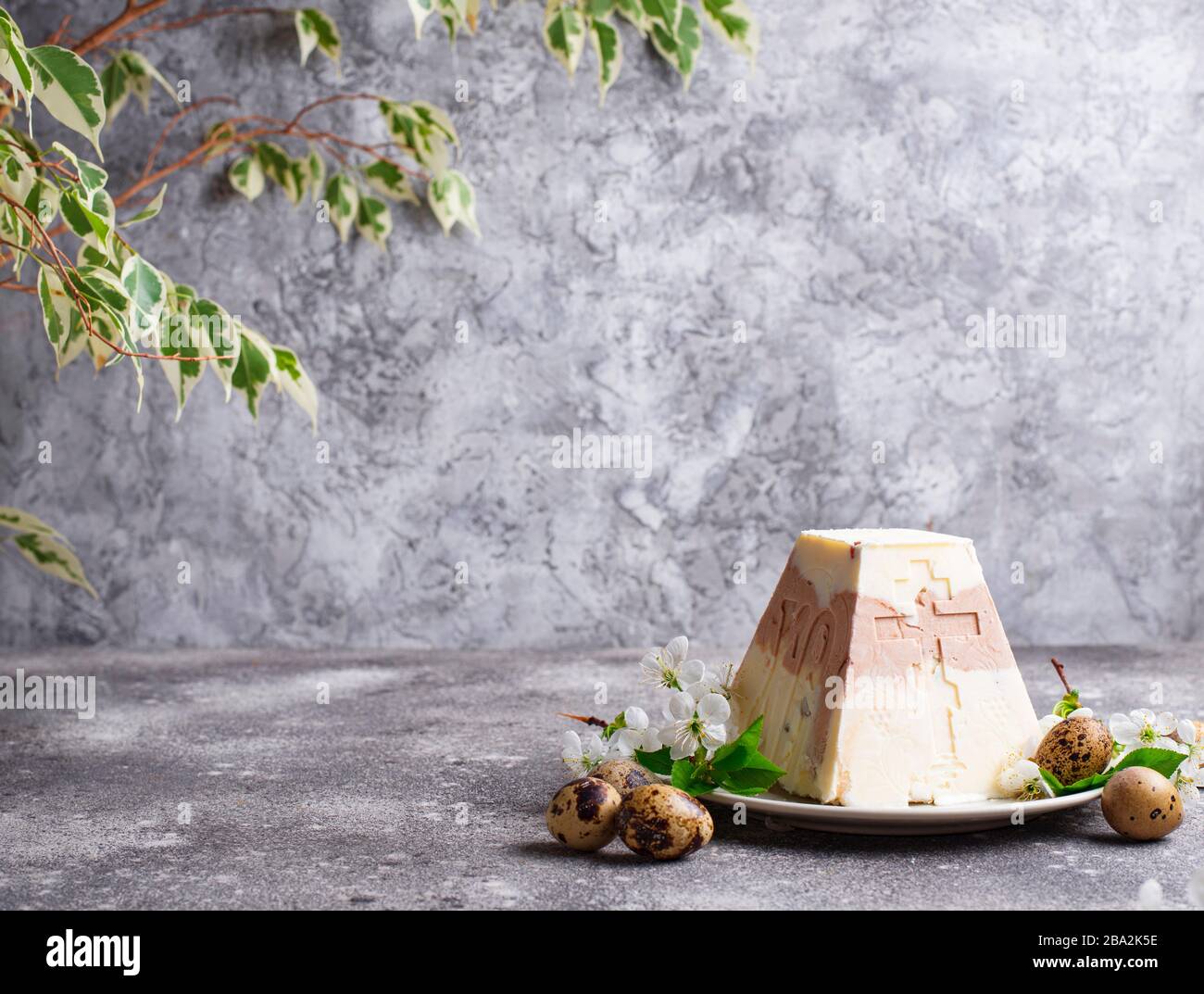 Traditional Easter cottage cheese dessert Stock Photo - Alamy