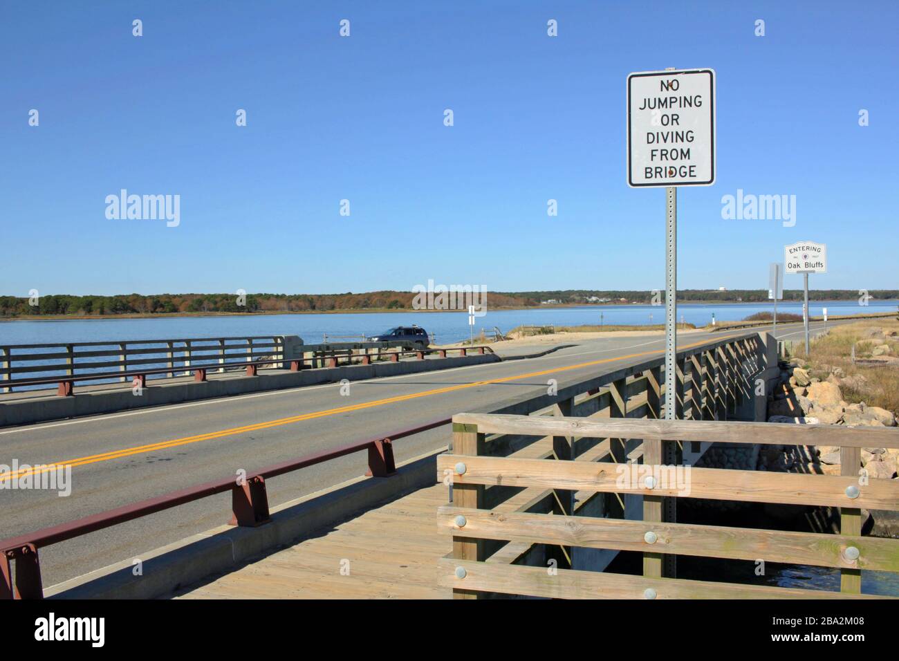 “Jaws Bridge”, Martha’s Vineyard, Massachusetts, USA Stock Photo - Alamy