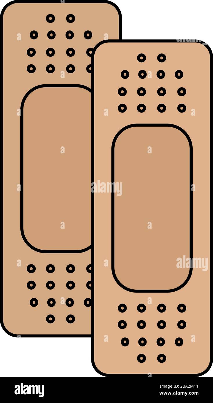 Isolated sticking plaster icon Stock Vector Image & Art - Alamy