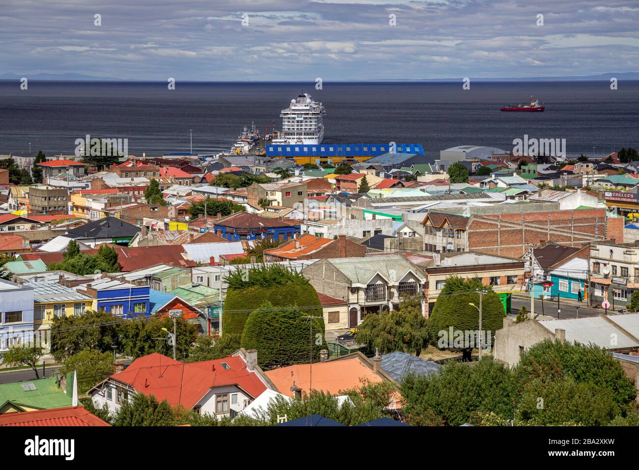 Punta Arena Overlook Stock Photo - Alamy