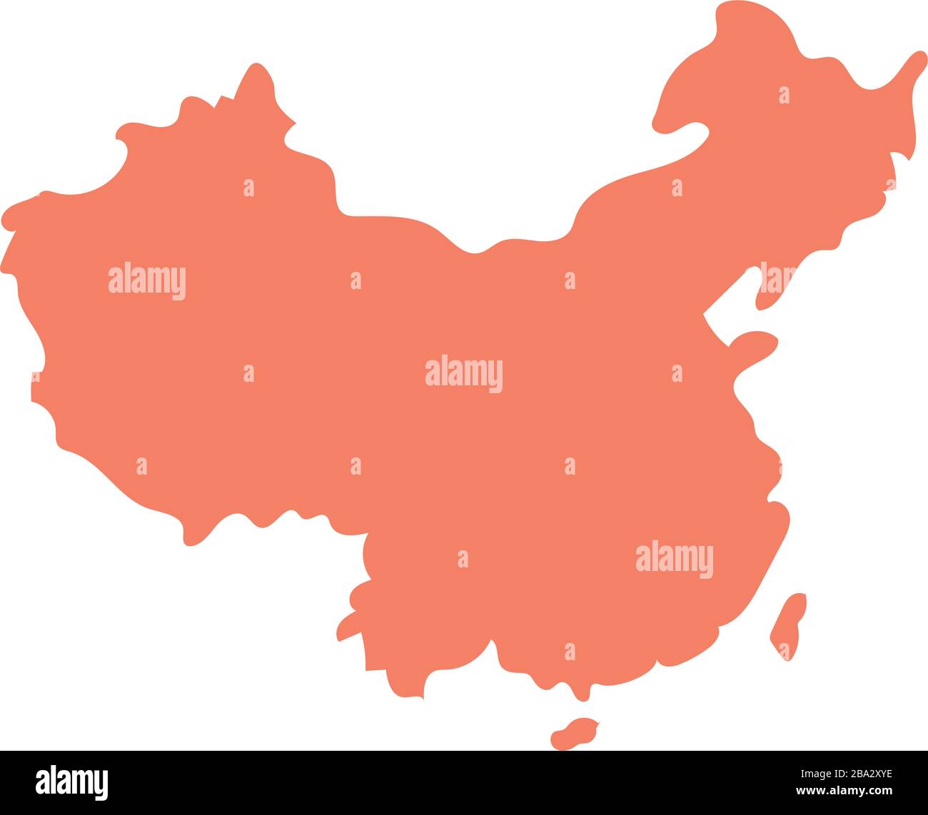 Isolated chinese map vector design Stock Vector Image & Art - Alamy