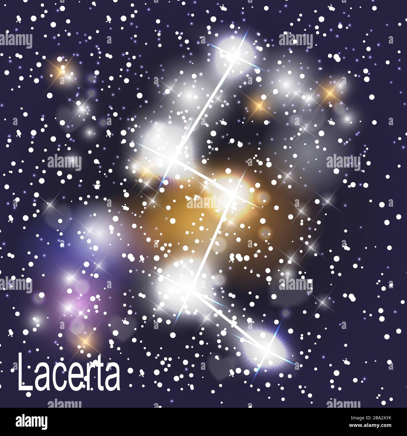 Lacerta star system hi-res stock photography and images - Alamy