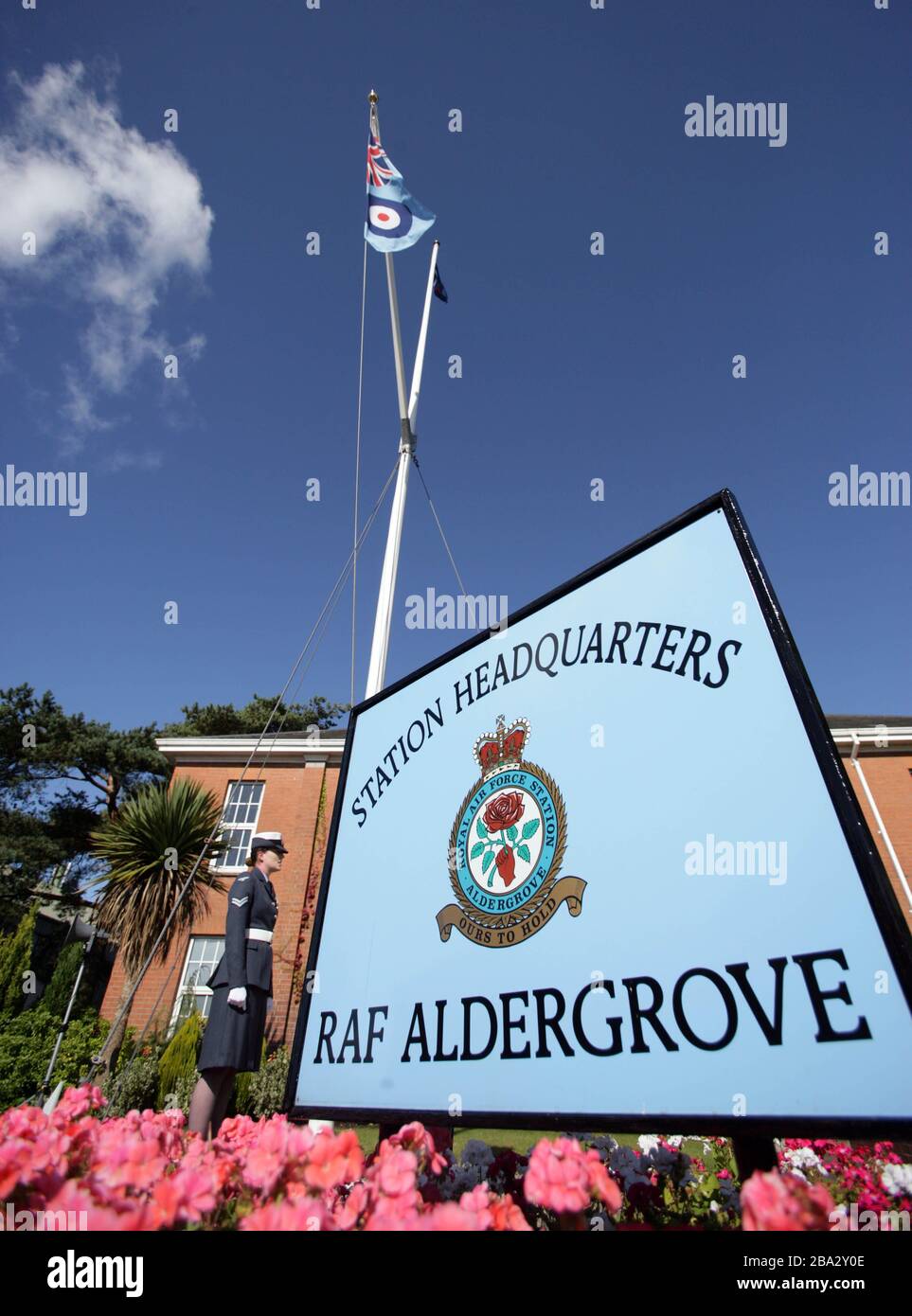 RAF personnel during the offical hand over of RAF Aldergrove to Joint ...