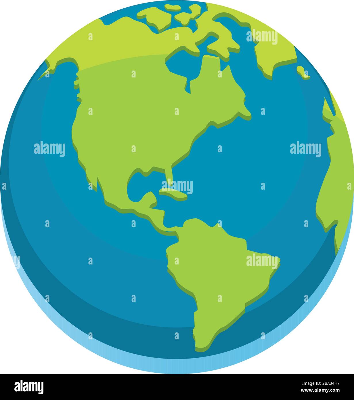 Isolated 3D earth planet Stock Vector Image & Art - Alamy