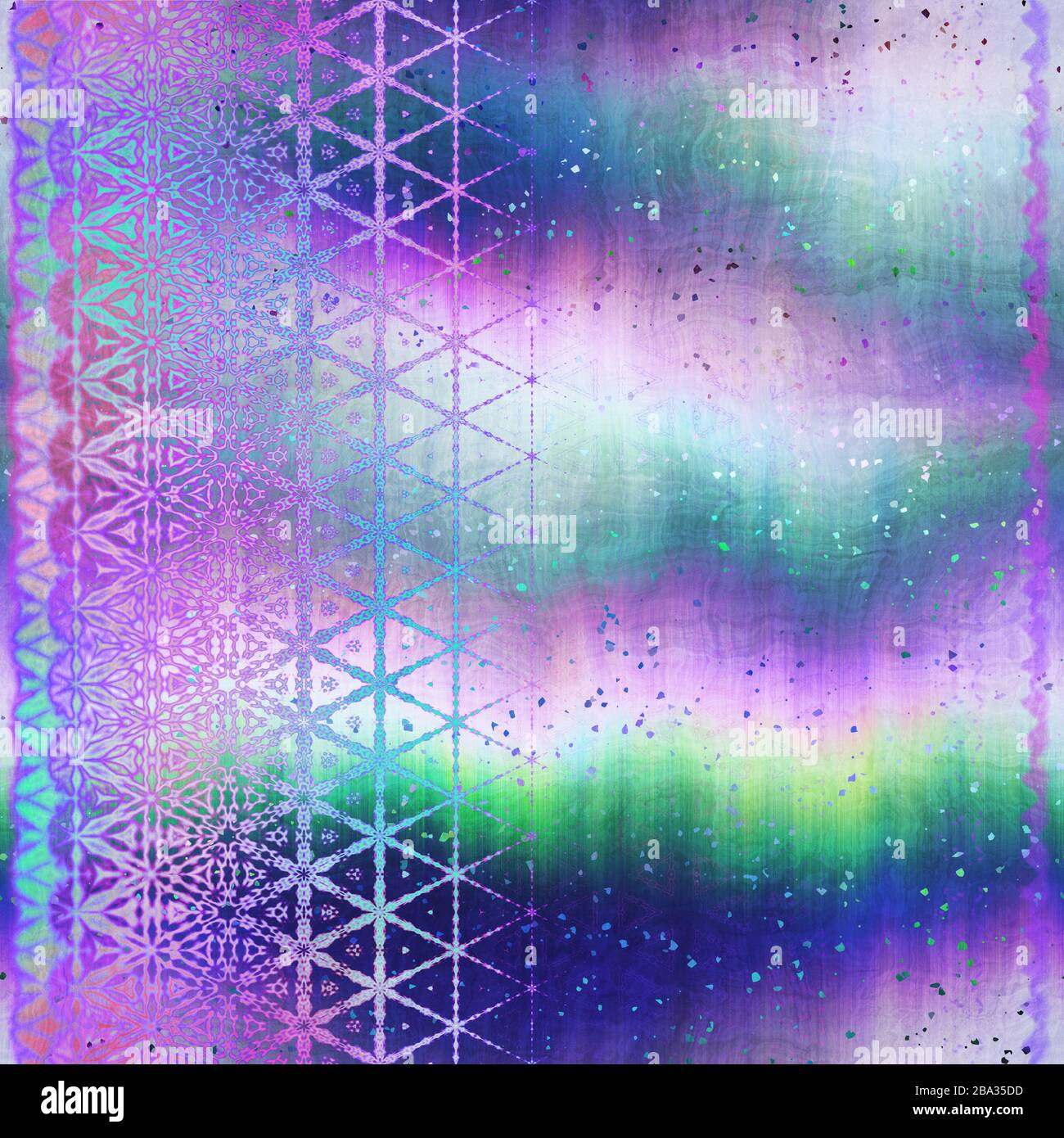 Surreal ombre blend digital pattern overlay swatch Stock Photo - Alamy