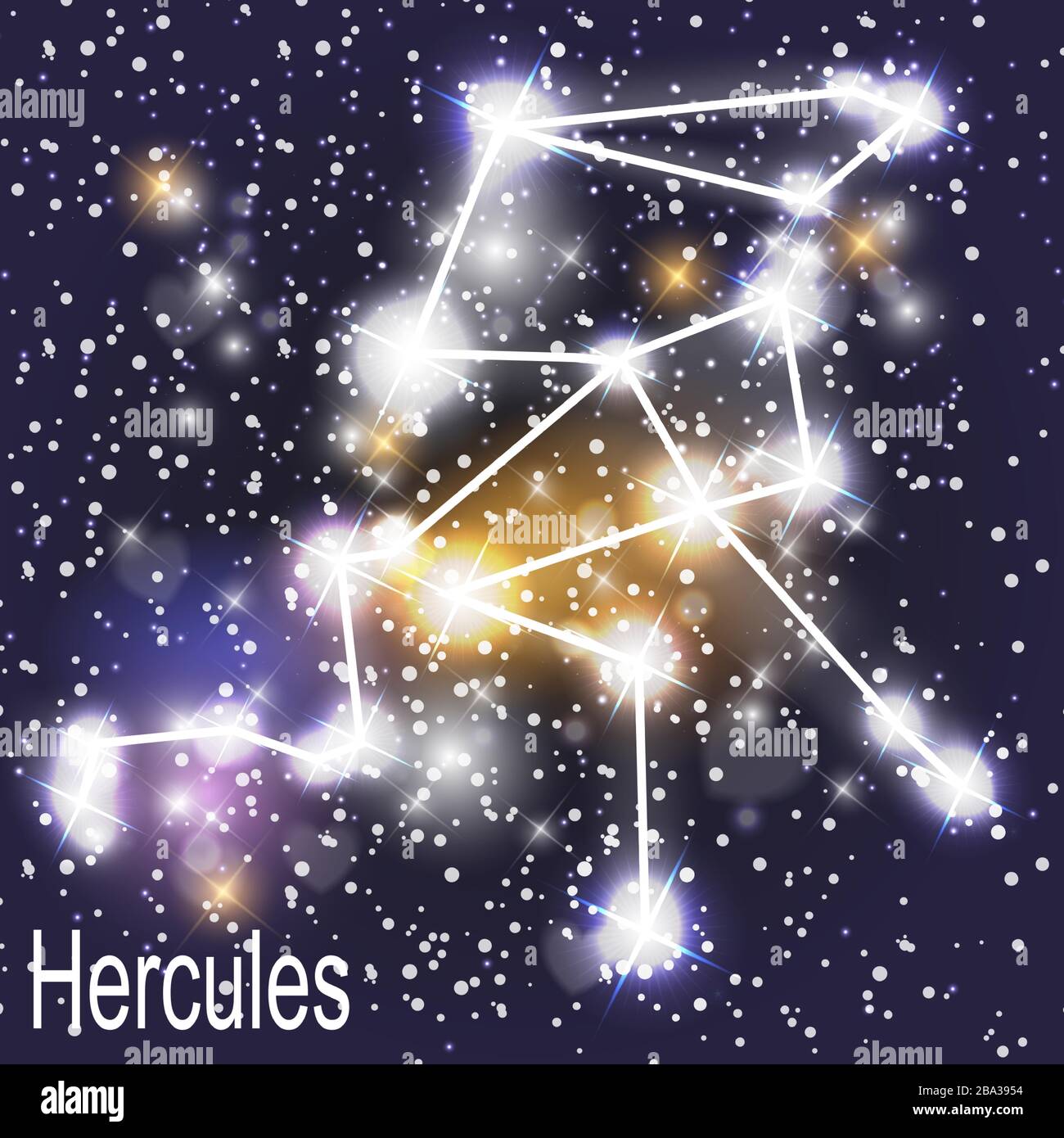 Hercules constellation hi-res stock photography and images - Alamy