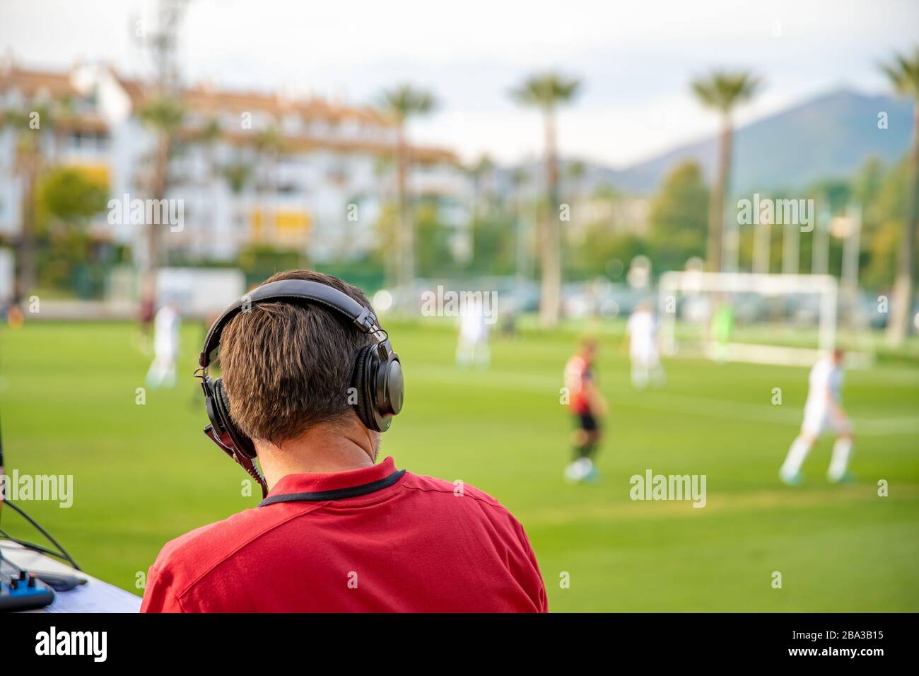 Commentator game hi-res stock photography and images - Alamy