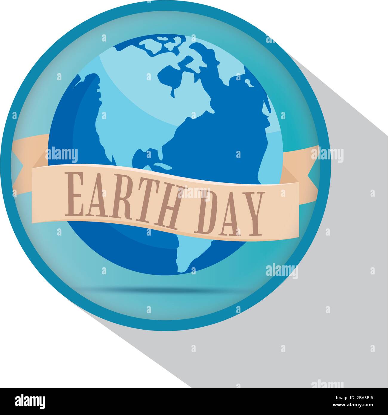 Earth day label Stock Vector Image & Art - Alamy