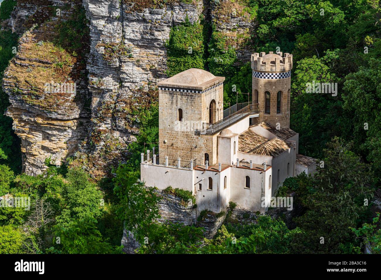 Torretta Pepoli built in ecletic style at the end of 19th Century under ...