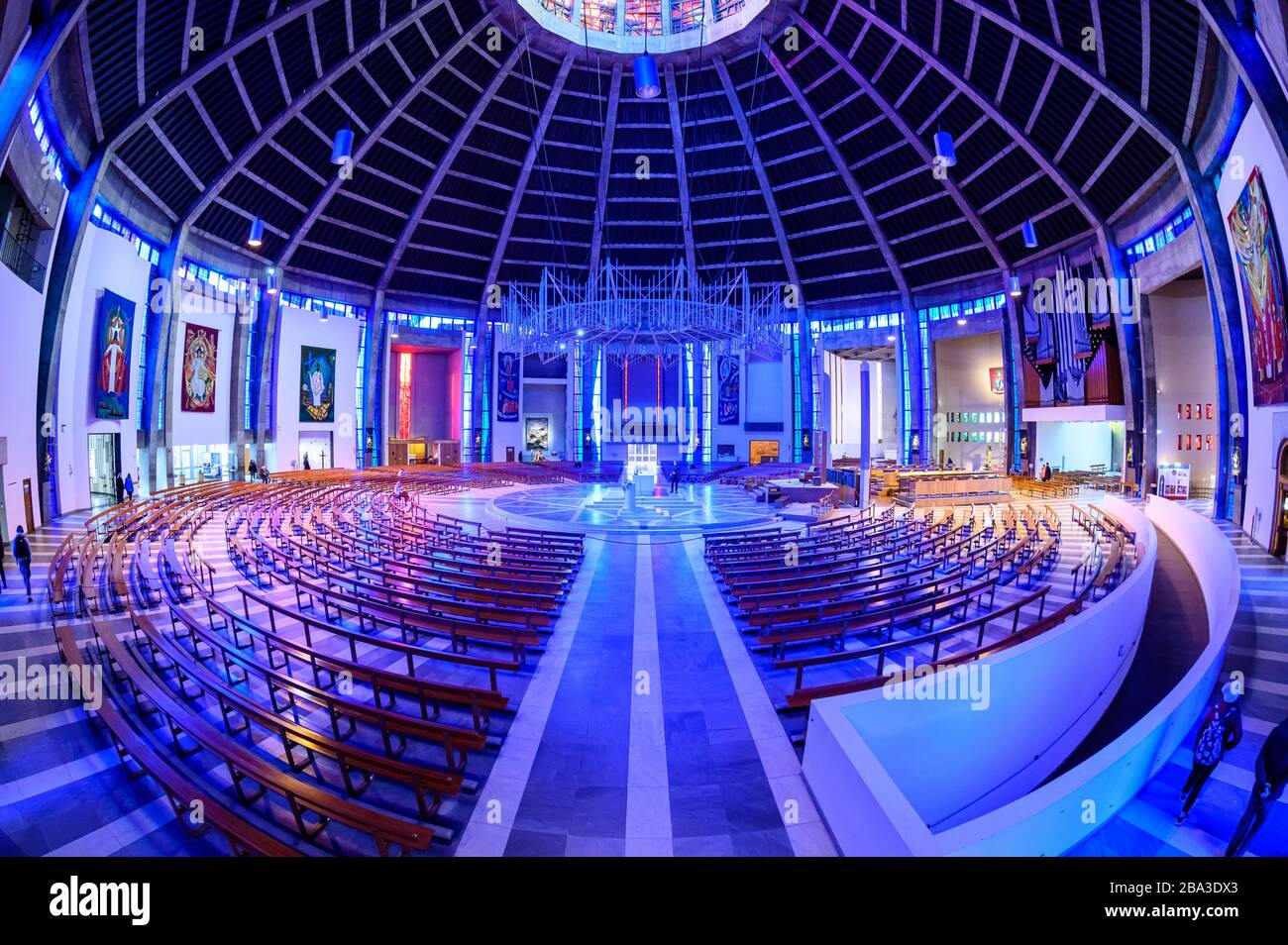 Liverpool Metropolitan Roman Catholic Cathedral, Liverpool Stock Photo ...